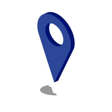 Flat Style 3d Map Pointer For Gps Navigation Vector Modern Target