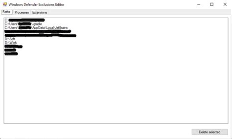 GitHub Valkuc WindowsDefenderExclusionsEditor A Simple Application To Bulk Remove The Windows