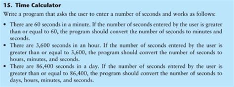 Solved 15 Time Calculator Write A Program That Asks The