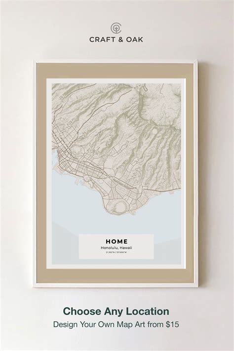 Custom City Map Prints From Choose Any Location And Customise The Text Free Shipping Artofit