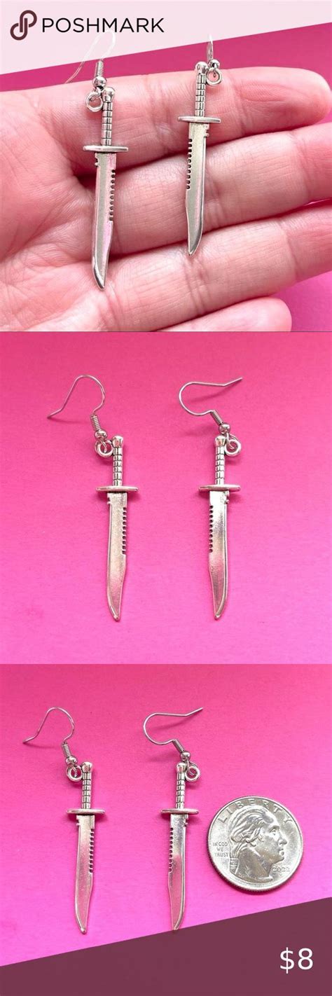 Dagger Dangle Earrings Shop Earrings Dangle Earrings Earrings Aesthetic