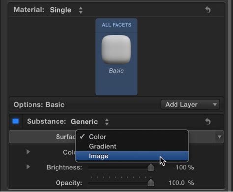 apply a custom material motion help