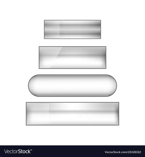 Web Buttons Set Royalty Free Vector Image VectorStock