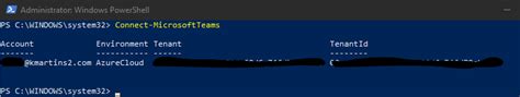 Microsoft Teams Powershell Connection Steps Kmartins Cloud Technology