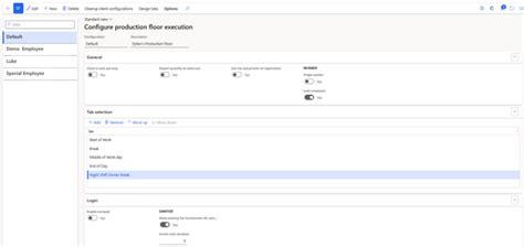 Production Floor Execution Interface In Microsoft D365 Scm