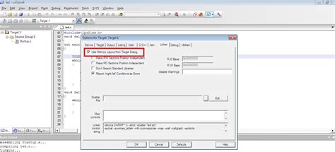 Setting Target Option To Create Hex File And Bin File In Arm7 Lpc2148