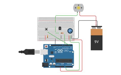 Circuit Design Wiper Control System Tinkercad