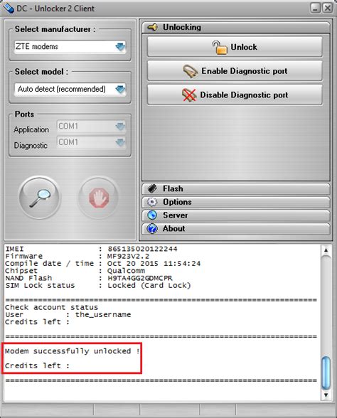 ZTE MF923 Unlock Guide