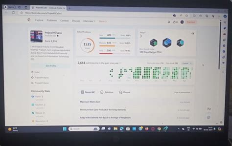 Day 191 Of Leetcodechallenge By Dsa Prajwal Hirkane Posted On The