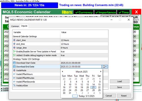Trading With The Mql5 Economic Calendar Part 8 Optimizing News Driven Backtesting With Smart