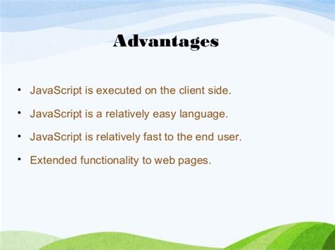 Javascript Basics