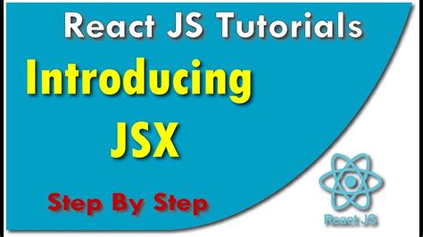 Reactjs Tutorials Step By Step Introducing Jsx Youtube