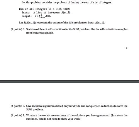 Solved For This Problem Consider The Problem Of Finding The