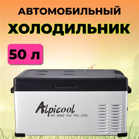 Холодильник автомобильный компрессорный 50 литров Alpicool - купить с ...