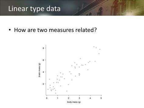 Ppt Data Handling And Analysis Allometry And Log Log Regression