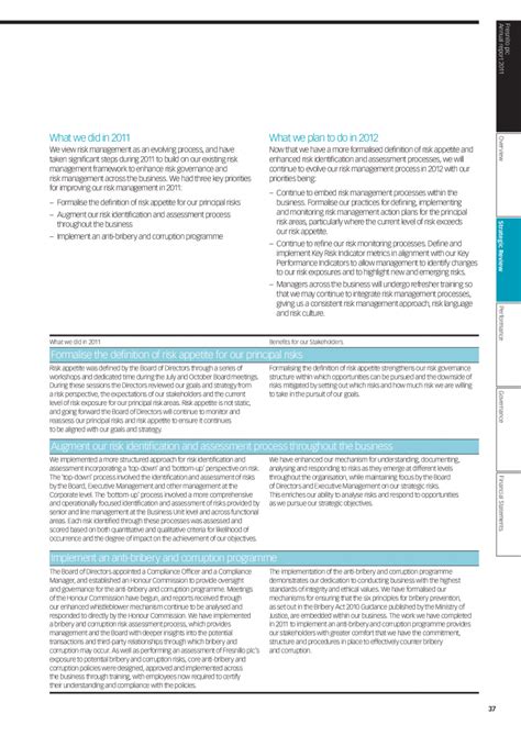 Risks And Opportunities Integrated Reporting Examples Database