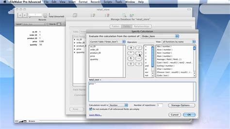 Filemaker Video 7 Calculations Youtube