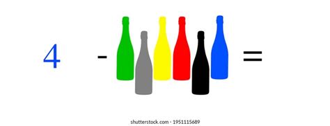 Simple Mathematical Calculations Addition Subtraction Multiplication Stock Illustration