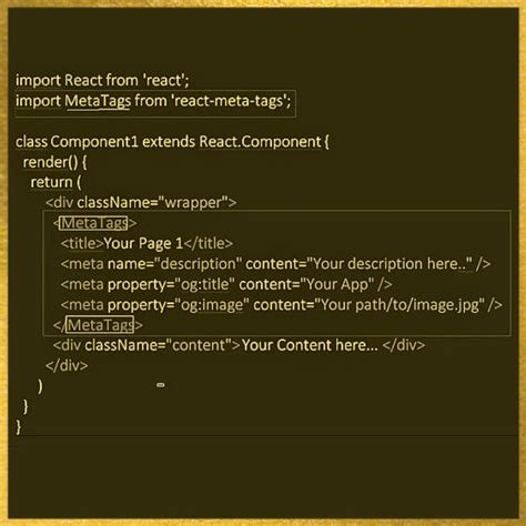 Meta Tags Html Setup And Types Of Meta Tags
