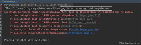 图片转为pdf的bug解决之旅is Not A Recognized Imageformat Csdn博客