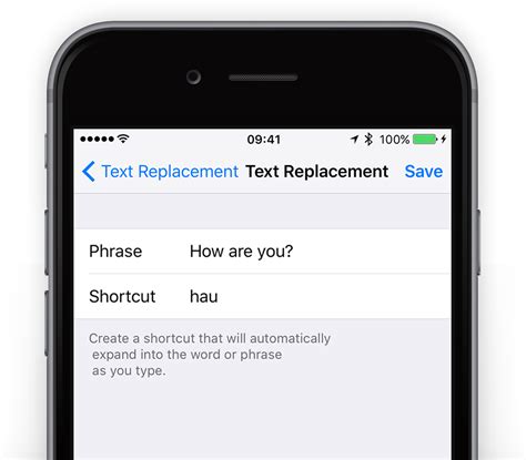 Guide Using Text Replacement To Quickly Input Phrases On The Iphone