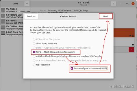 磁盘切换成f2fs文件系统并加密对于ssd和smr技术的机械硬盘，使用f2fs可以更好的利用它们的性能。 本文将会介绍如 掘金