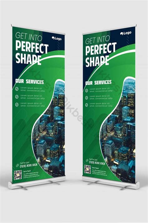 기업 비즈니스 롤업 배너 디자인 Ai 무료 다운로드 Pikbest