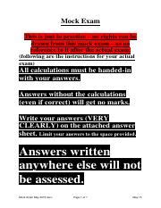 Mock Exam May Pdf Mock Exam This Is Just To Practice No Rights Can Be Drawn From This