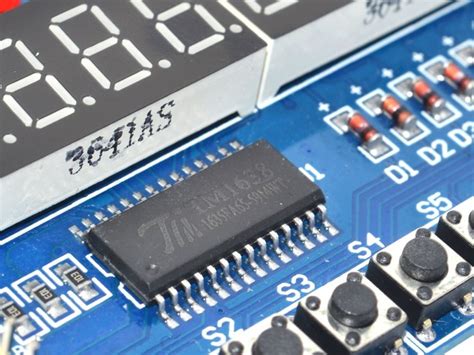 Led And Key Module For Arduino With Tm