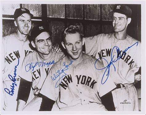 The New York Yankees Autographed Signed Photograph Co Signed By