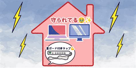 【雷対策】雷ガード搭載⚡雷サージから家電を守ろう！ ノジマオンライン