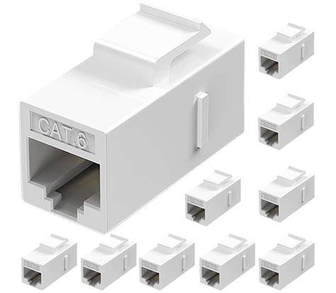 Cat6 Network Module Information Socket Rj45 Connector Adapter Keystone Jacks Modules Tool Free