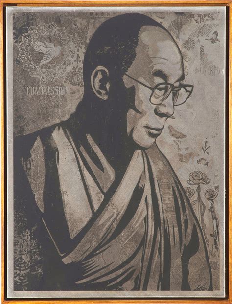 Compassion His Holiness The Dalai Lama Metal Obey Giant