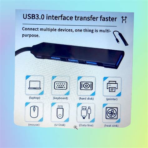 Type C USB C HUB DOCK адаптер с 3 0 и 3 1 портове съвместим с 4 устройства eMAG bg