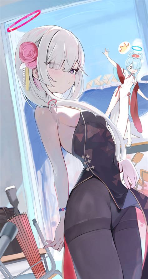 Arona And Plana Blue Archive Drawn By Houraku Danbooru