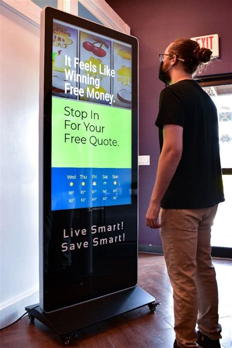 Digital Poster For Commercial Digital Signage Digital Signage Displays Digital Signage Wall