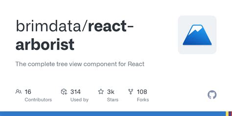 Github Brimdatareact Arborist The Complete Tree View Component For