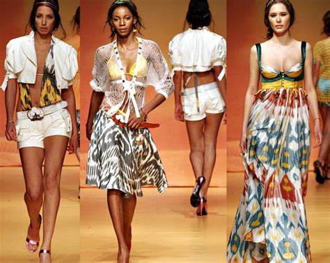 Uzbek Ikat ИКАТ В МОДЕ Модные стили Как сшить платье Мода