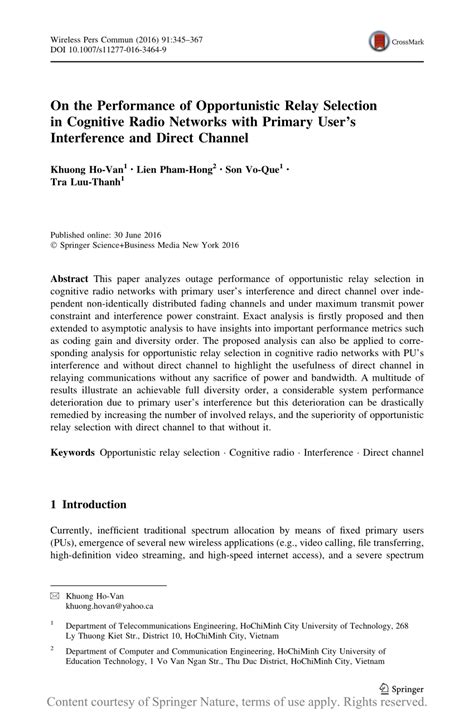 On The Performance Of Opportunistic Relay Selection In Cognitive Radio