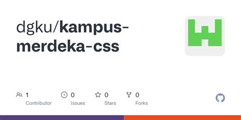 github dgku kampus merdeka css