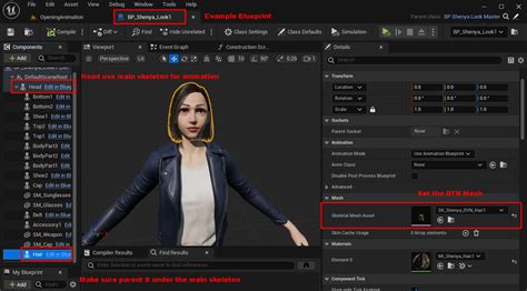 Kawaiiphysics Blueprint Example