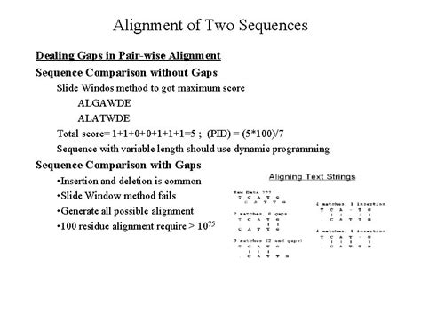 Techniques For Protein Sequence Alignment And Database Searching