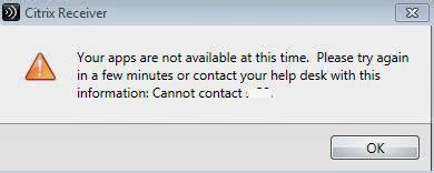 Citrix Receiver Error Virtualcloudz