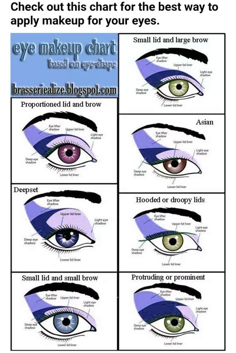 How To Apply Eyeshadow Chart At Angela Link Blog
