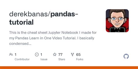 Pandas Tutorialpandas Tutorialipynb At Master · Derekbanaspandas Tutorial · Github