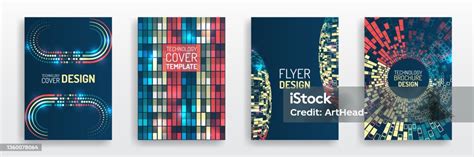 브로셔 또는 커버를 위한 벡터 템플릿입니다 기계 알고리즘 필터링 데이터 정렬 비즈니스 레이아웃 미래 브로셔 전단지 프레젠테이션 디지털 기술과 현대 과학 개념 잡지 표지에