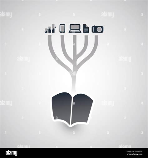 The Tree Of Knowledge Design Concept Stock Vector Image Art Alamy