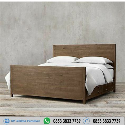 Jual Ranjang Tidur Minimalis Antik Jepara Harga Murah