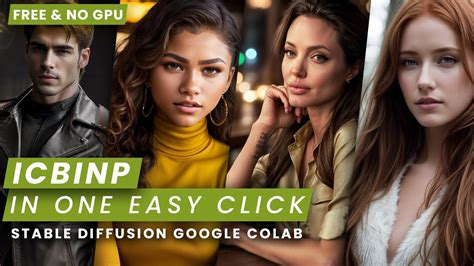 ICBINP - Stable Diffusion | FREE Google Colab | No GPU - EASY 1-CLICK Automatic1111 - YouTube
