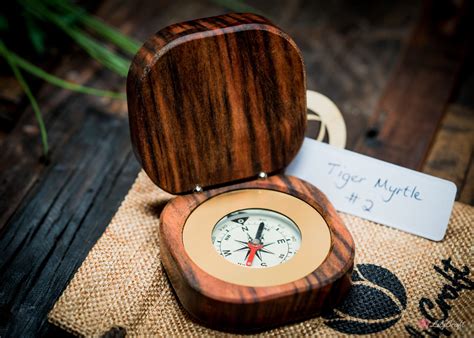Exclusive Wooden Compass Crafted From Rare Timber